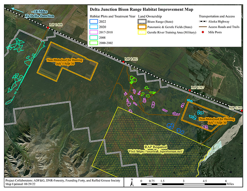 Habitat Projects, Alaska Department of Fish and Game