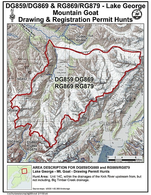 Map of dg869, Alaska Department of Fish and Game