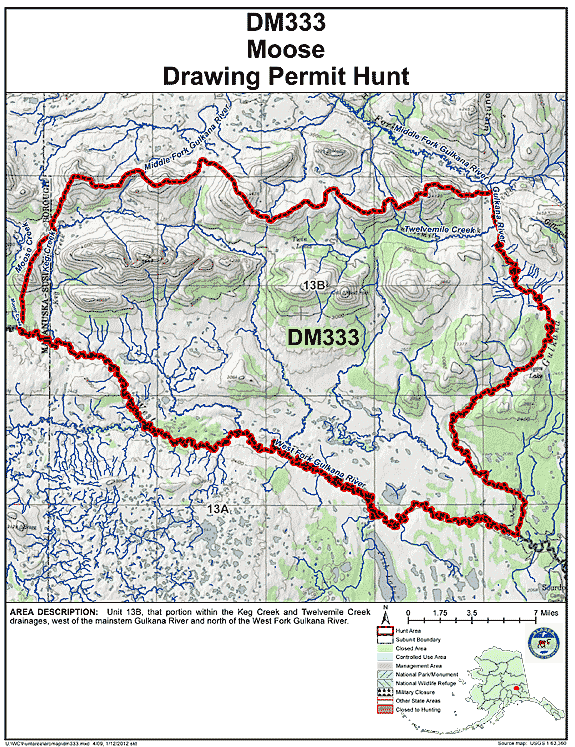Map of dm333, Alaska Department of Fish and Game
