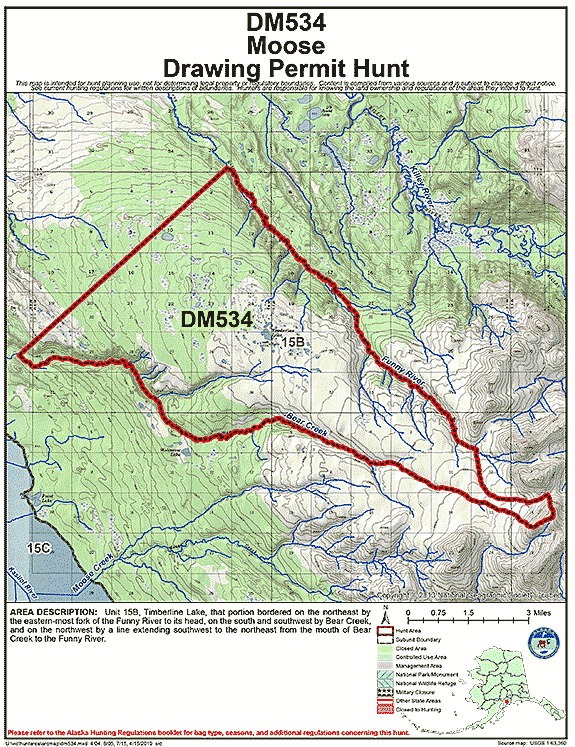 Map of dm534, Alaska Department of Fish and Game