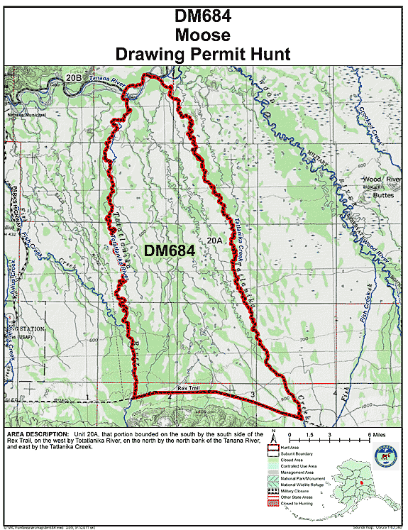 Map of dm684, Alaska Department of Fish and Game