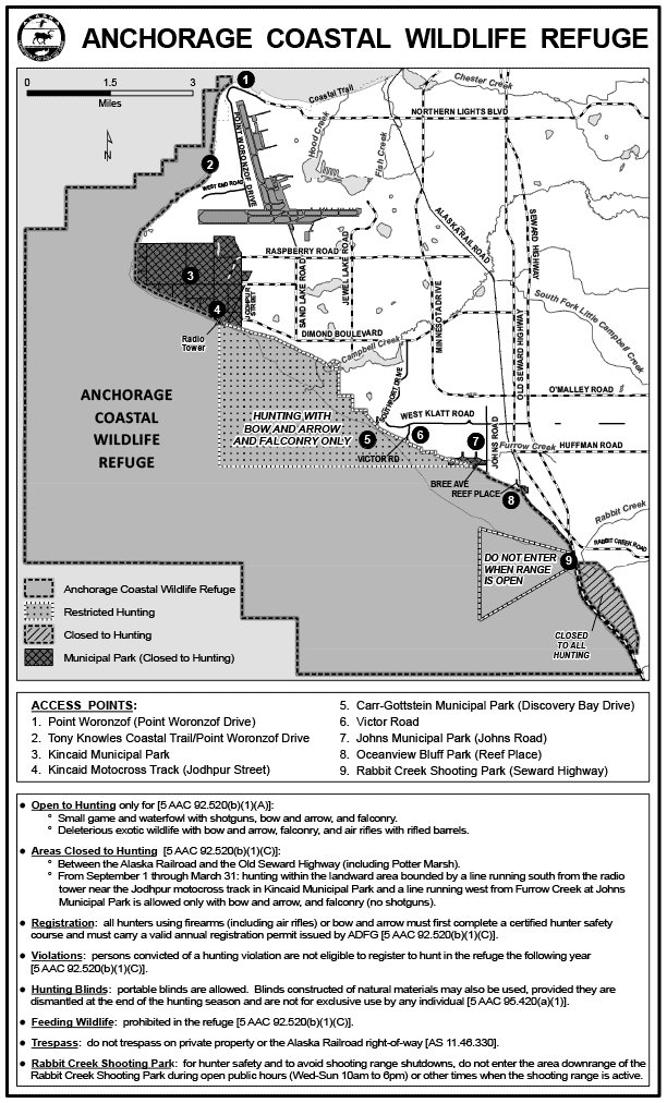 Anchorage Coastal Wildlife Refuge Permits, Alaska Department of Fish ...